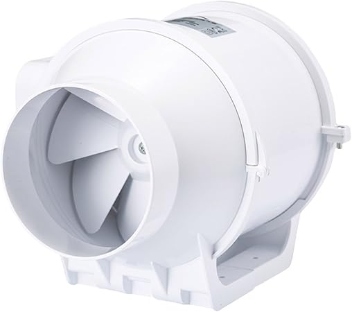 Hon&Guan 4" Extractor Fan High Efficiency Mixed Flow Ventilation System ...