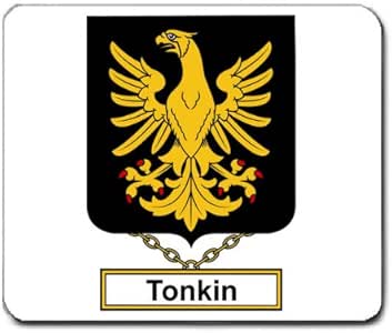 Amazon.com : Tonkin Family Crest Coat of Arms Mouse Pad : Office Products
