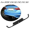 JC SPORTLINE Rear Bumper Lip Diffuser fits BMW F80 M3 F82 F83 M4 4-Door ...