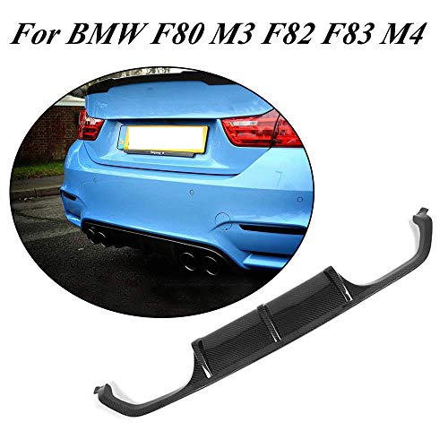 JC SPORTLINE Rear Bumper Lip Diffuser fits BMW F80 M3 F82 F83 M4 4-Door ...