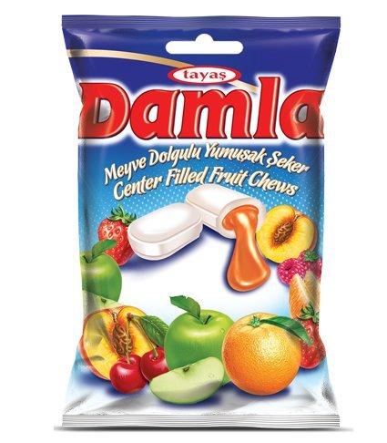 Amazon.com : Tayas Damla Assorted Soft Candy 90 g / 3.17 oz : Grocery & Gourmet Food