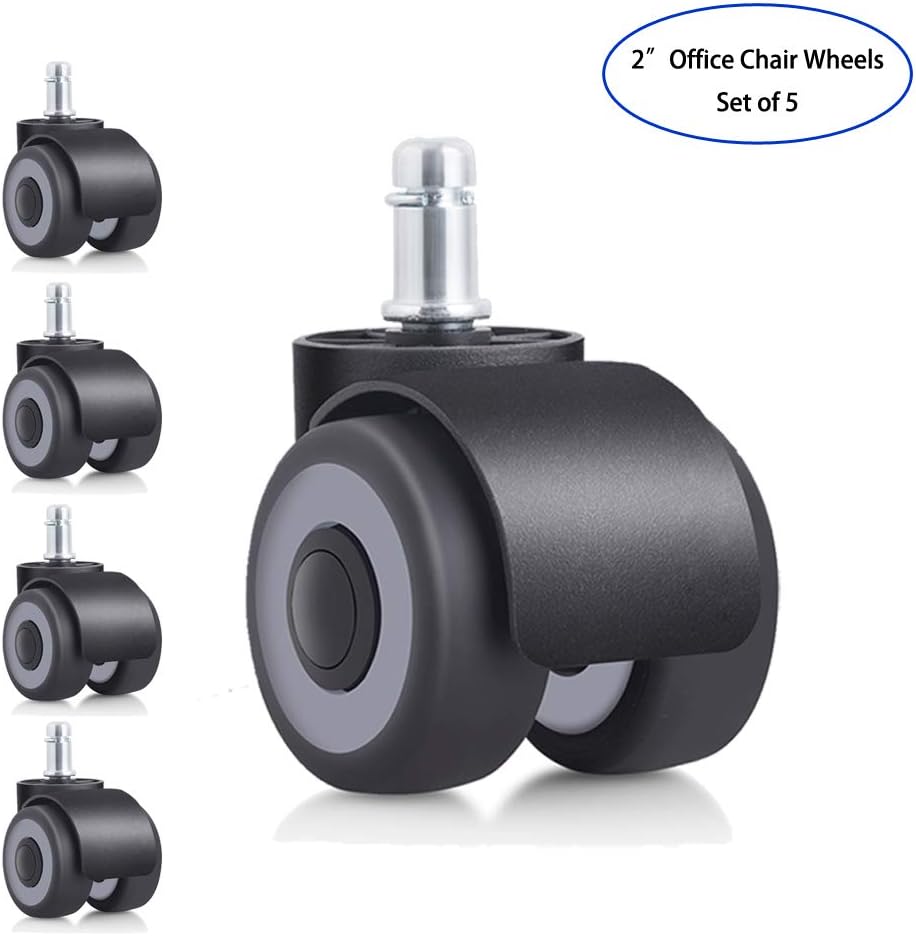 Amazon.com : YeMI 2 Inch Office Chair Wheels Replacement Heavy Duty ...