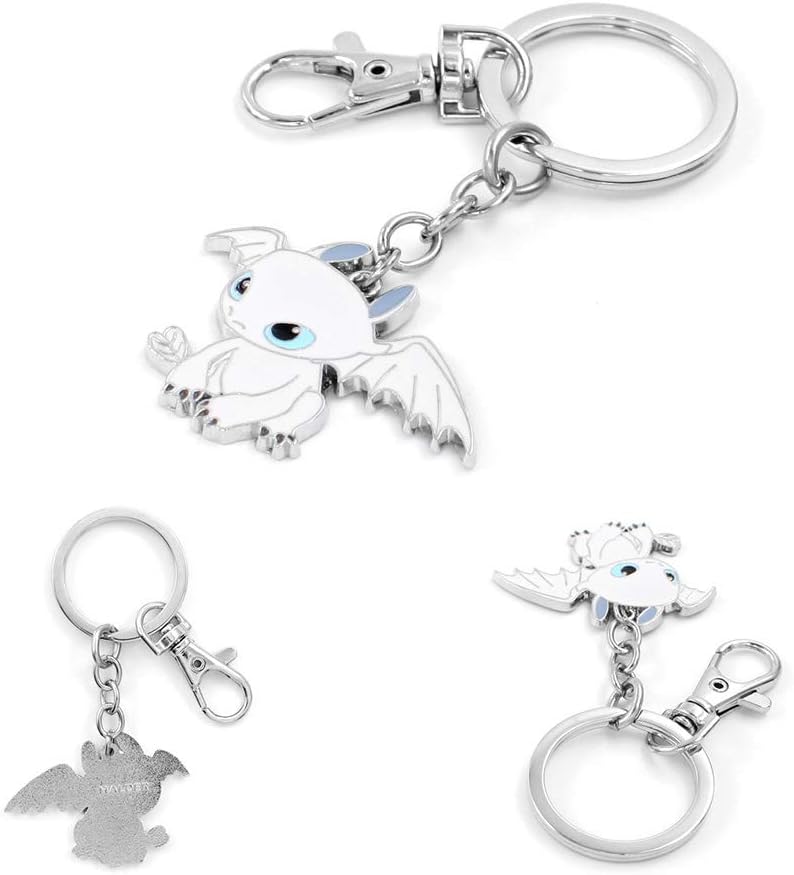 MINGZE Keychain, How to Train Your Dragon Night Fury Toothless Figure ...
