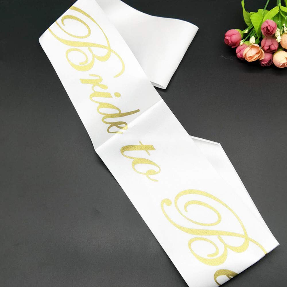 Hobby creativi Wedding Party Minerer Bride Tribe Sashes Set Bride to Be ...