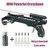 Mini Powerful Crossbow with Scope - Shoots Steel Balls and Arrows ...