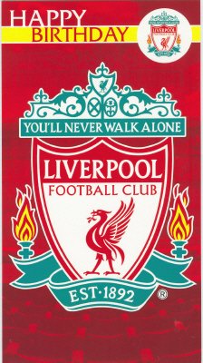 Liverpool F.C. Birthday Card: Amazon.co.uk: Sports & Outdoors