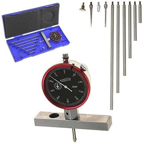 iGaging Depth Gauge Dial Indicator 0-22" Measuring Range, 0.0005 ...