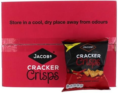 Jacobs Cracker Crisps Sweet Chilli 18 x 40g 720g: Amazon.co.uk: Grocery