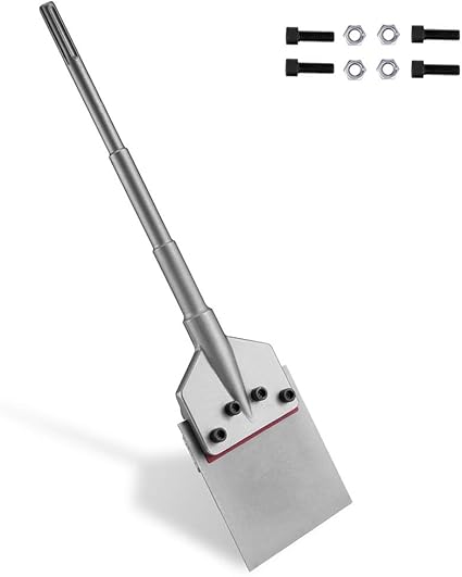 Firecore SDS Max Floor Scraper, 6-in Wide Tile Removal Bit with Long ...