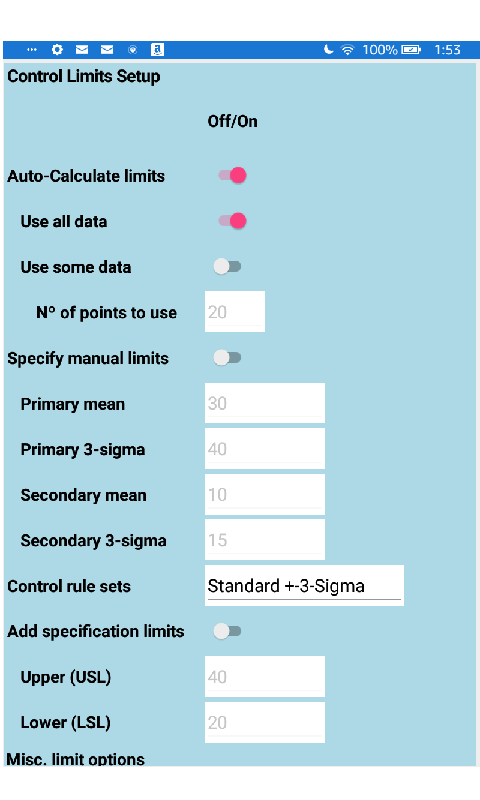 QC SPC Chart Free Version:Amazon.co.uk:Appstore for Android