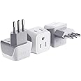 Amazon.com: Italy, Chile Travel Adapter Plug by Ceptics with Dual USA ...