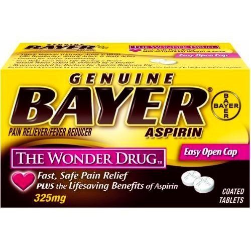 Купить Genuine Bayer Aspirin 325Mg Tablets 24-Count в интернет-магазине ...