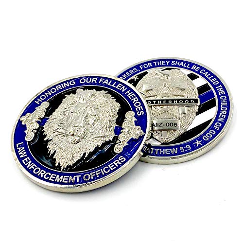 Buy AIIZ Collectibles LEO Lion Thin Blue Line - ?Honoring Our Fallen ...