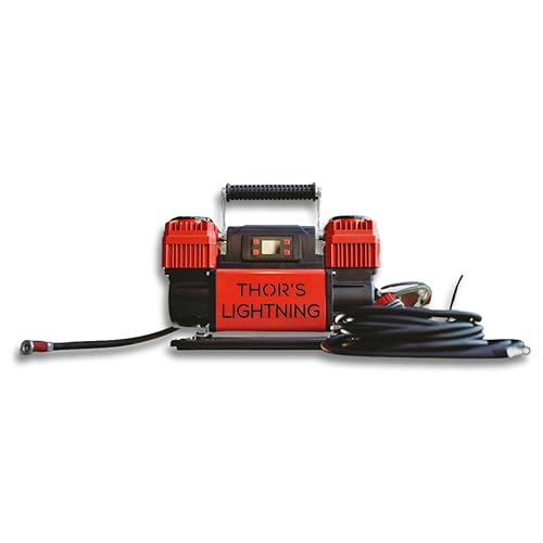 Thor's Lightning Air Systems Portable Automatic Air Compressor, 12V ...