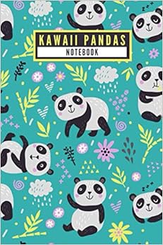 Kawaii Panda - Notebook: Cute Adorable Bamboo Eating Lazy Panda Bear ...