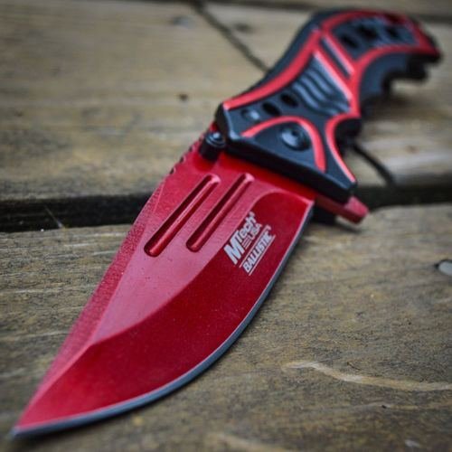8" M-TECH BLOOD REDFOLDING POCKET KNIFE Tactical Combat in Kenya ...