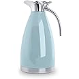 Amazon.com: Sumerflos 68 Oz Stainless Steel Coffee Thermal Carafe / Double Walled Vacuum Thermos ...