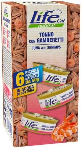 Life Cat Multibox Tuna and Shrimps. 6 x 50 g price in Saudi Arabia ...