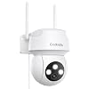 Codnida Security Camera Outdoor, Pan Tilt Security Camera 360°View, 2K ...