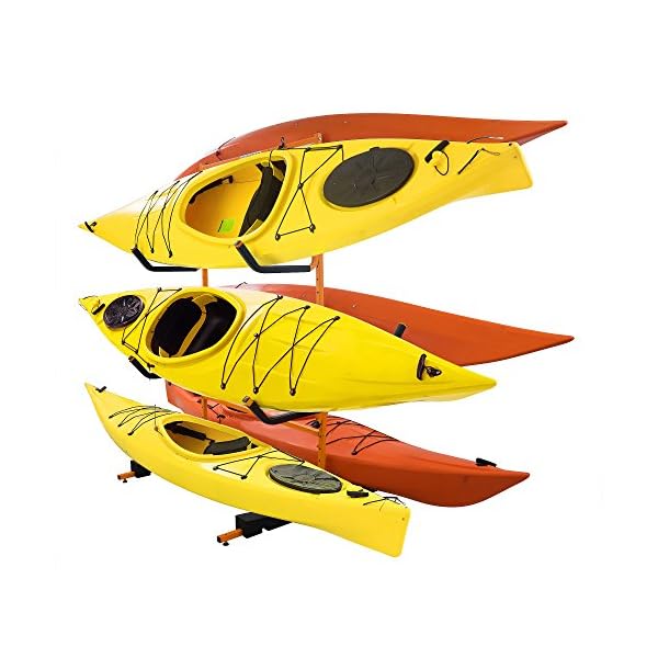 RAD Sportz Tall Stand Freestanding Heavy Duty Kayak Rack Two Kayak ...