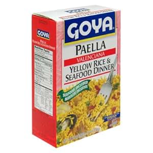 Amazon.com : Goya, Rice Mix Paella, 19-Ounce (14 Pack) : Packaged Rice ...