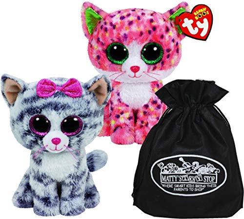 Ty Beanie Boos Cats Sophie & Kiki Gift Set Bundle with Bonus Matty's ...