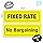 SIGN EVER™ Fixed Rate No Bargaining Combo Pack Sign Stickers Yellow ...