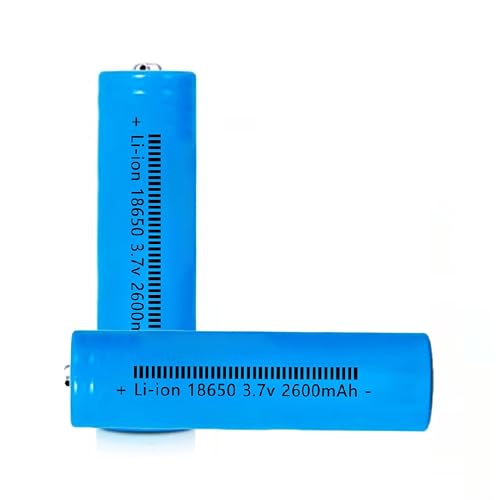 18650 Rechargeable Battery 3.7V 18650 Button top Battery 2600mAh ...