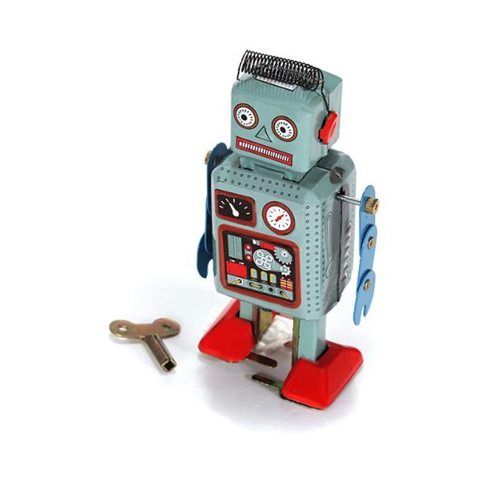 DDG EDMMS Juguete de Cuerda Retro Robot mecánico del Juguete mecánico ...