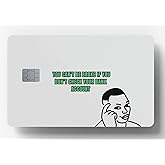 Amazon.com: WORKIRAN Meme Money Card Sticker | Transportation, Key Card ...