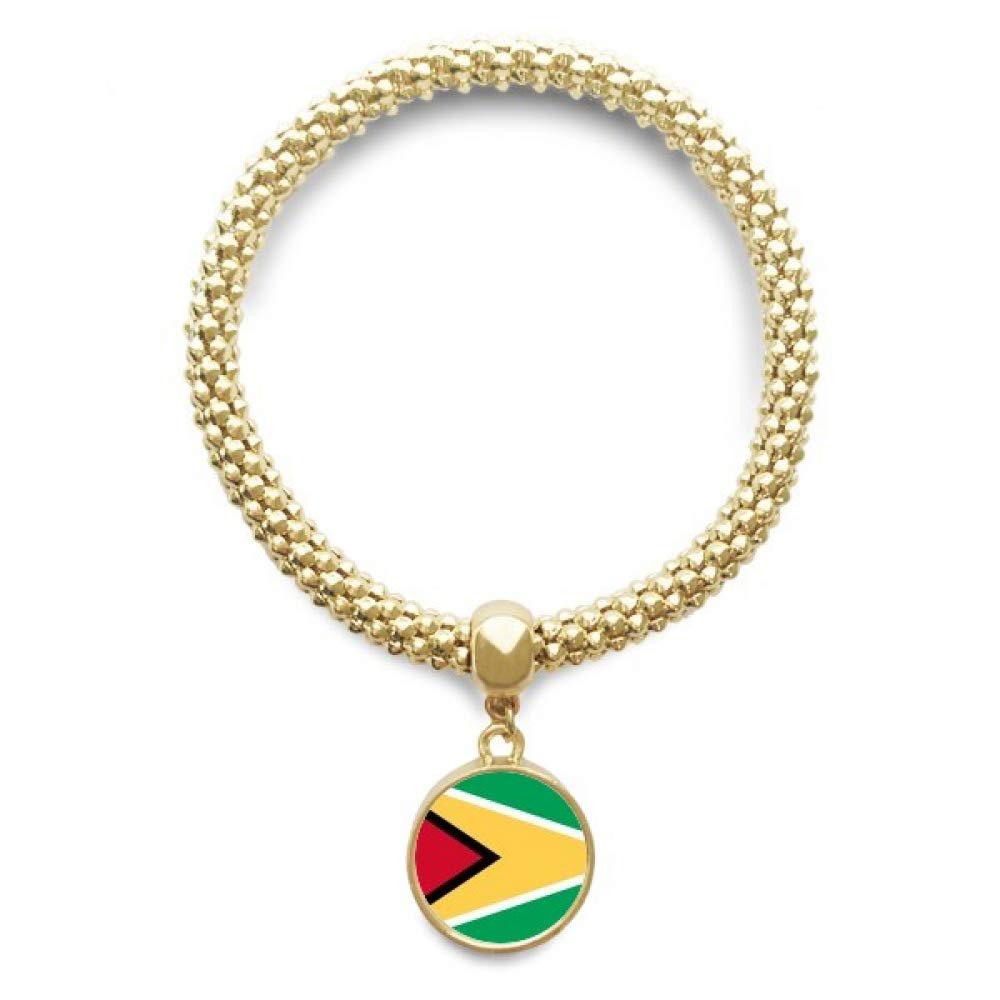 Buy DIYthinker Guyana National Flag South America Country Golden ...