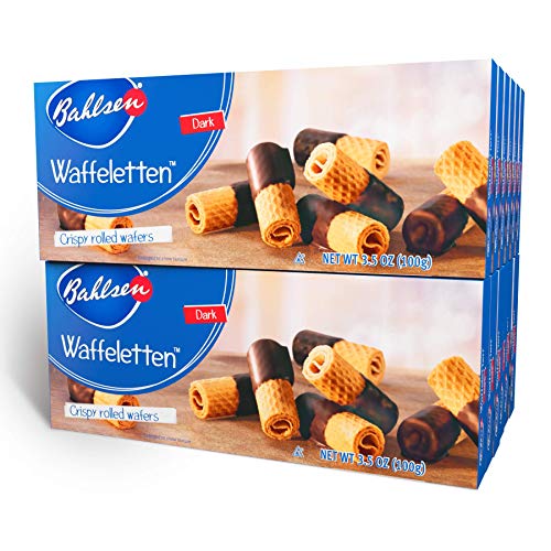 Bahlsen Waffeletten Dark Chocolate Dipped Cookies (12 boxes) - Delicate ...