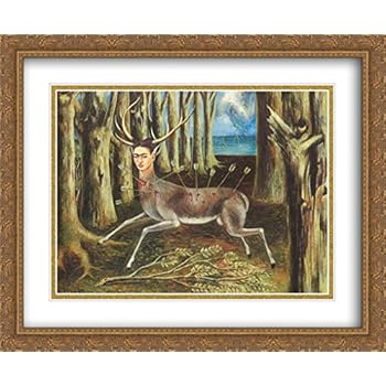 Amazon.com: The Wounded Deer (Little Deer) 2X Matted 34x28 Large Gold ...