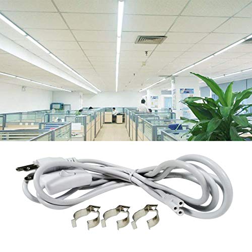 T5 T8 Power Cord 10ft Led Tube Power Extension Cord With On Off Switch