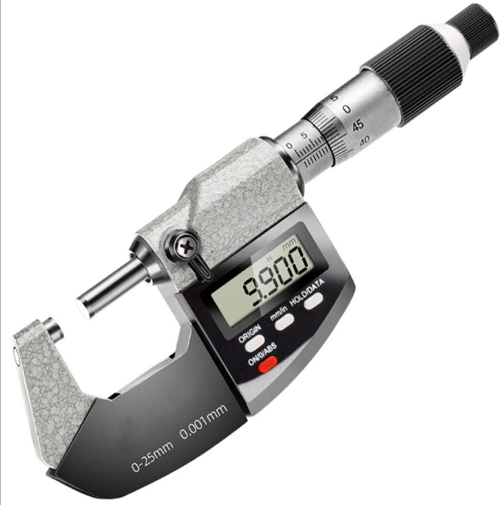 Digitales Mikrometer,0-25 Mm Außenmikrometer,Staubdicht,Wasserdicht ...