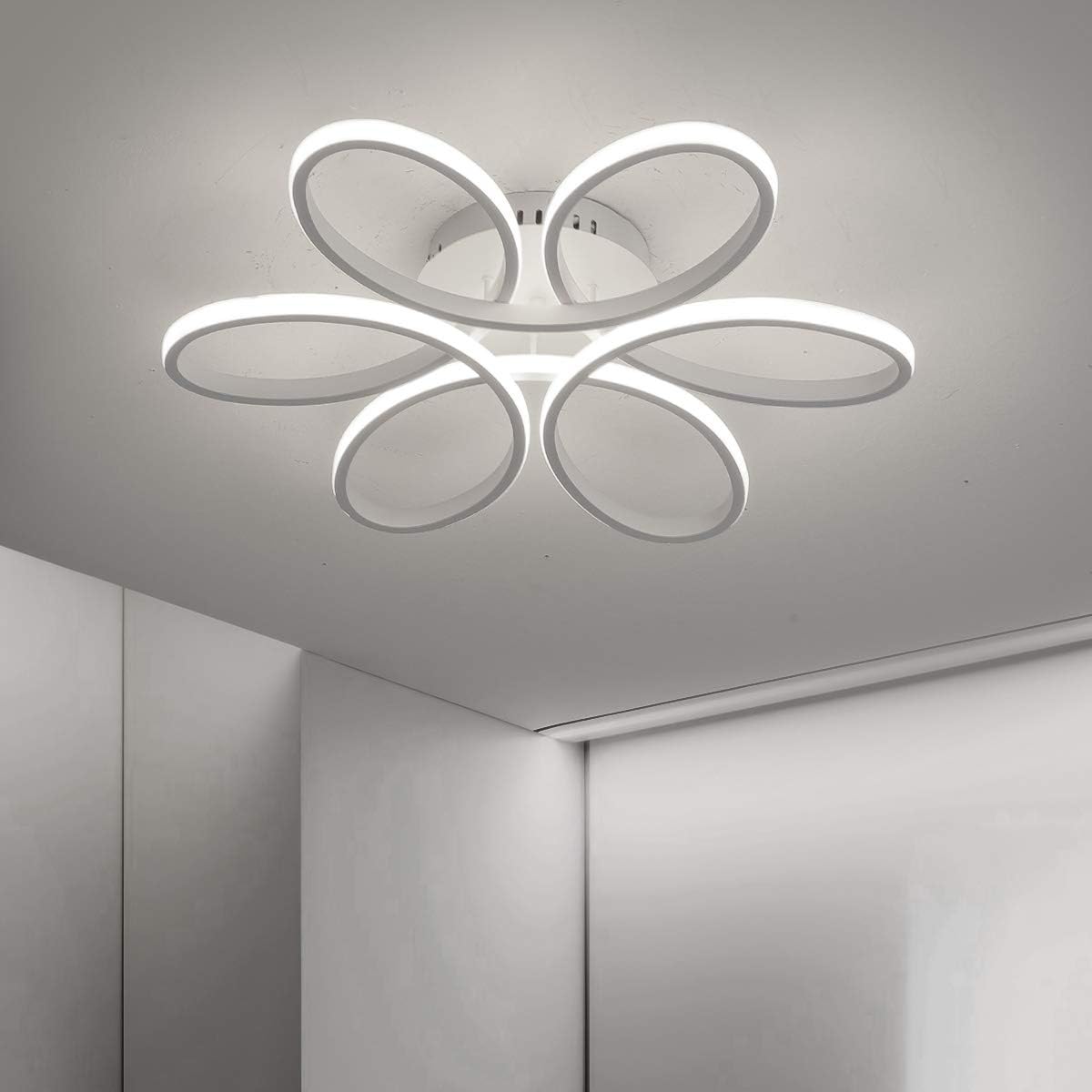 Plafoniera LED Lampada a Soffitto 6000K Luce Bianca Fredda 100W 8000 ...