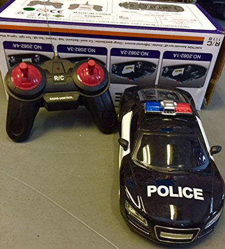 Top Race Remote Control RC Police Car Tr-911, 4D Motion Gravity and ...