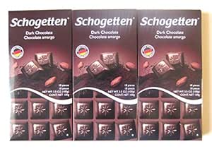 Amazon.com : Schogetten German Dark Chocolate (Pack of 6) : Grocery ...