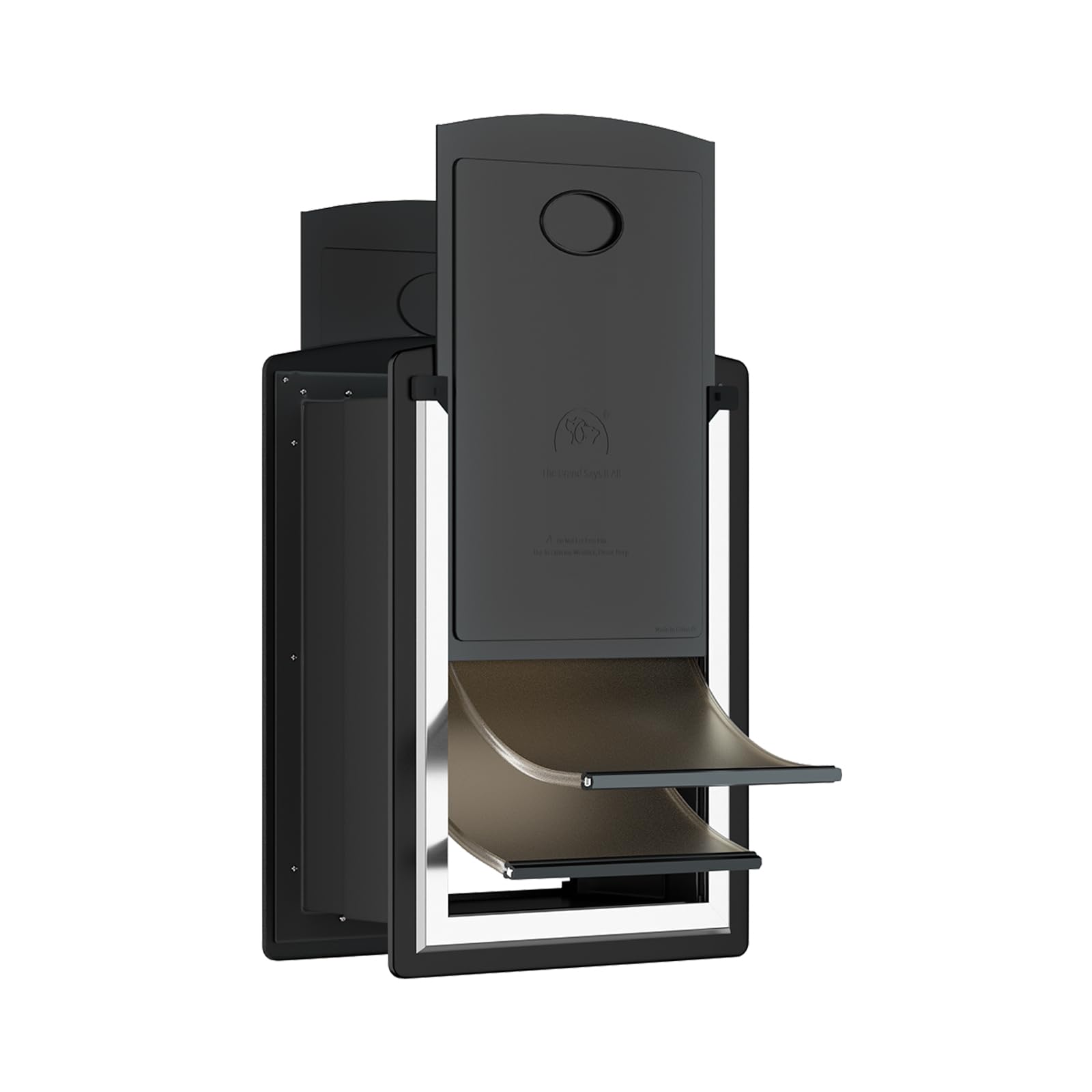 ClawJaw Doggy Door for Wall, Metal Frame and Telescopic Tunnel Pet Door ...