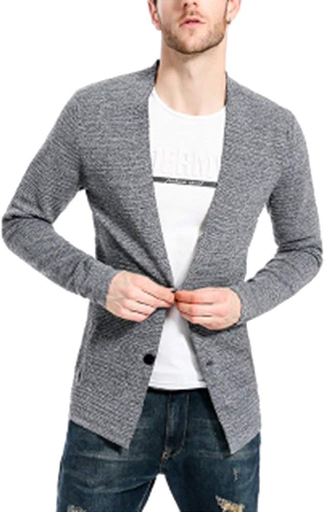 Hombres Cardigans Primavera Otoño V Cuello con Cárdigan Cárdigan ...