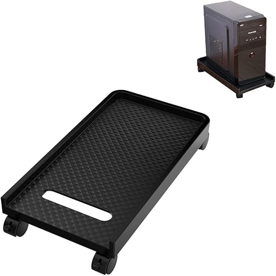 Voolok Computer CPU Stand, with 4 Universal Wheels, Computer Tower ...