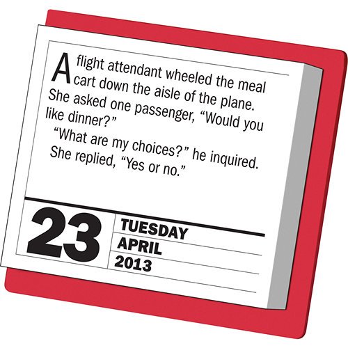 Buy 2013 THE ORIGINAL 365 Jokes, Puns, & Riddles Daily Box/ DESK Online ...