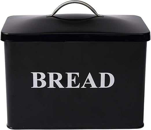 Amazon.com: Extra Large Space Saving Vertical Bread Box - Holds 2 ...