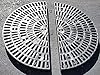36 Inch x 36 Inch Circle Heavy Duty Fountain Basin Grate - (2) 18 Inch ...