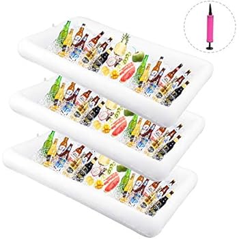 Amazon.com | Inflatable Serving Bar Salad Ice Tray Food Drink ...