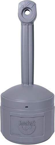 Justrite, Original Smoker’s Cease-Fire Outdoor Ashtray, Polyethylene ...