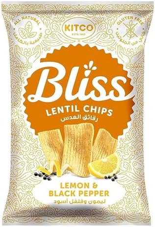 Kitco Bliss Lemon & Black Pepper Lentil Chips, 27 G price in Saudi ...