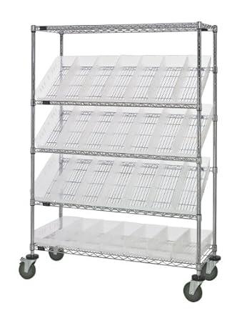 Quantum Storage Systems WRCSL5-63-1848-104CL 5-Tier Slanted Wire ...