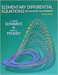 Elementary Differential Equations with Boundary Value Problems (6th ...