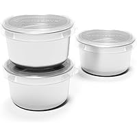 Amazon.com: U Konserve Stainless Steel Set of Three Round Food ...